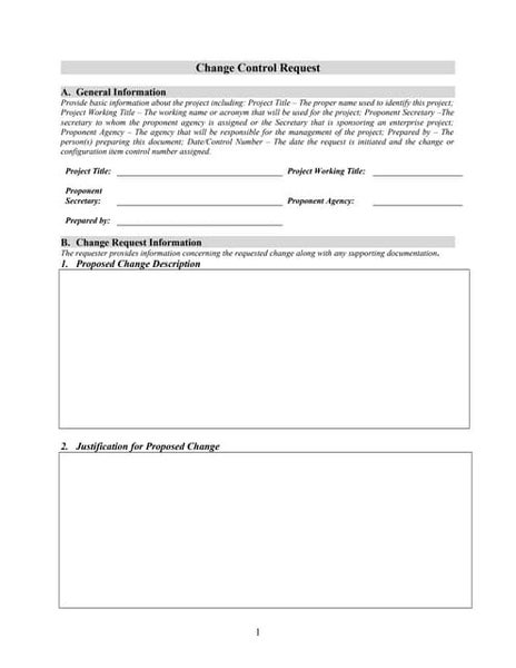 Change Request Form change-request-form