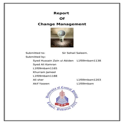Change management-report | PDF