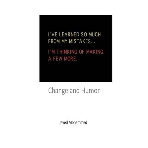 Change and humor | PPT