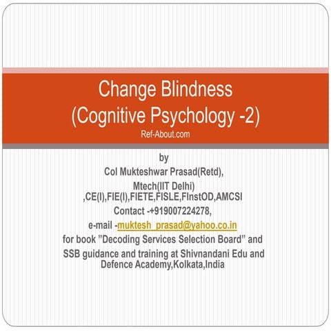 Change Blindness | PPTX