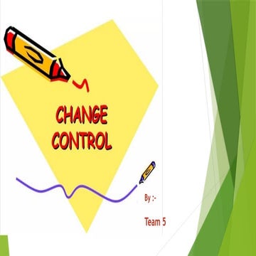 change control and it's types of change control | PPTX