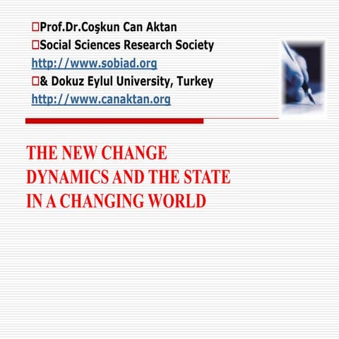 The New Change Dynamics And The State in A Changing World | PDF