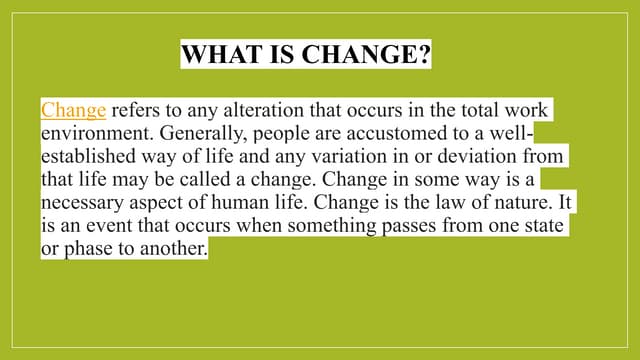 Organization transformation ppt | PPTX