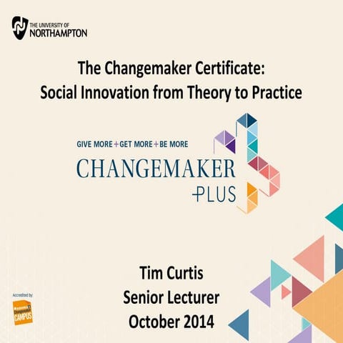 Becoming a changemaker | PPTX