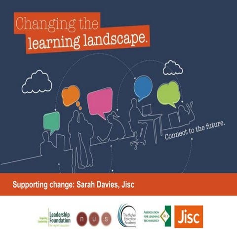 Change management and the Changing the Learning Landscape programme | PPT