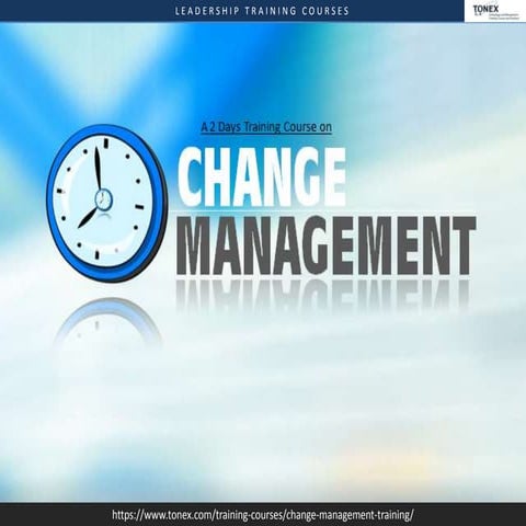 Most Recommended Change Management Training Courses For Your ...
