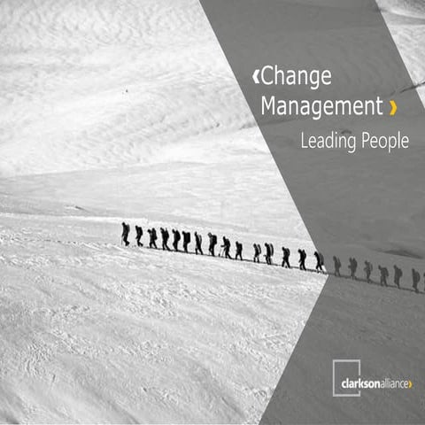 Change management - leading people | PPTX