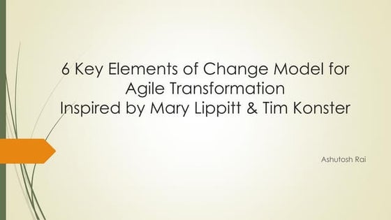 Managing complex change (evolved) | PPT