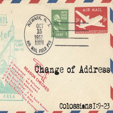 Change of address | PPTX