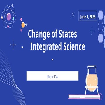 Change of States--.pptx states of matter | PPTX