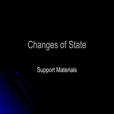 Change of state | PPT