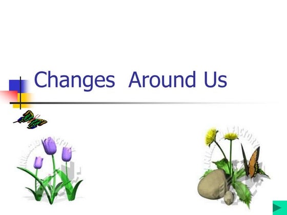 CHANGES AROUND US (SCIENCE CLASS VI) | PPTX