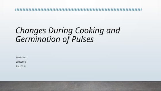 Presentation on pulses | PPTX | Healthy Cooking and Eating | Food & Drink