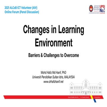 Changes in Learning Environment: Post COVID19 | PPT