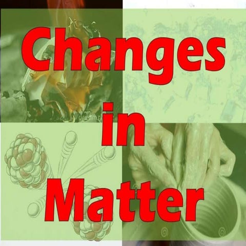 Changes in Matter | PPTX