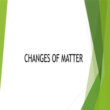 Physical & chemical change | PPT