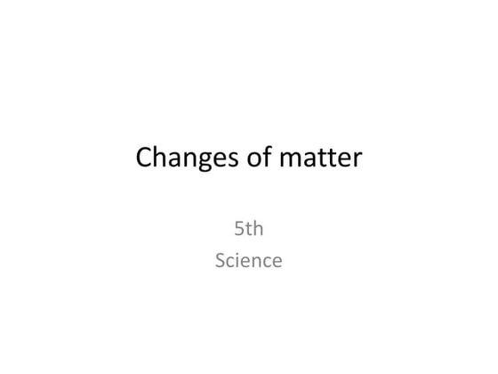 Chem change | PPT