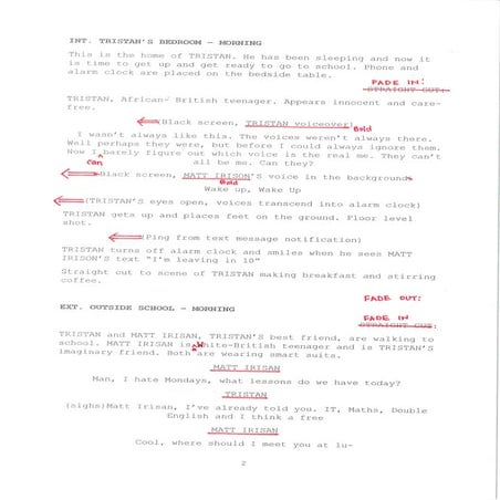 Changes to script | PDF