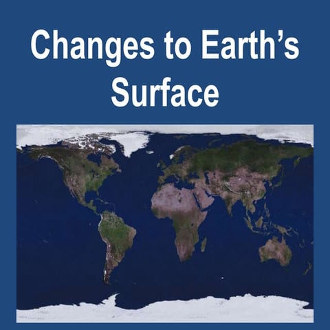 Changes to Surface of Earth Review constructiveanddestructiveforces ...