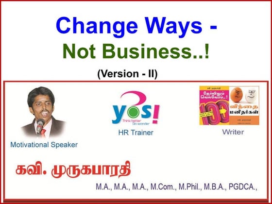 Mullukku nandri - Obstacle is the Way | PDF