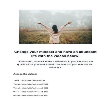 Program your mindset for success! | PDF | Lifestyle | Genres