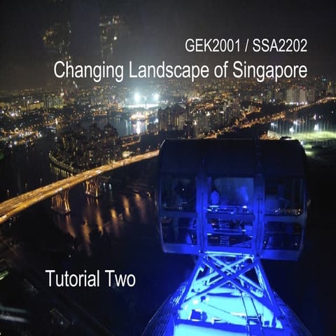 Changing Landscape Tutorial 2 | PPT