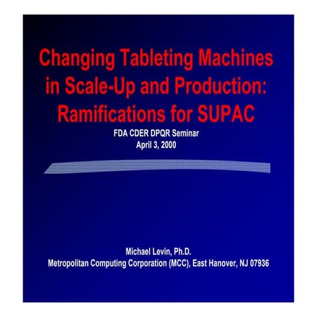 Tableting & Scale up | PDF | Physics | Science