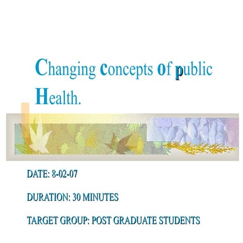 CHANGING CONCEPTS.ppt-in understanding health individual | PPT