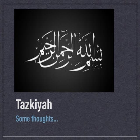 Self - Tazkiyah | PDF