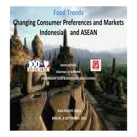 Changing Consumer Preferences and Markets-Indonesia and ASEAN | PDF