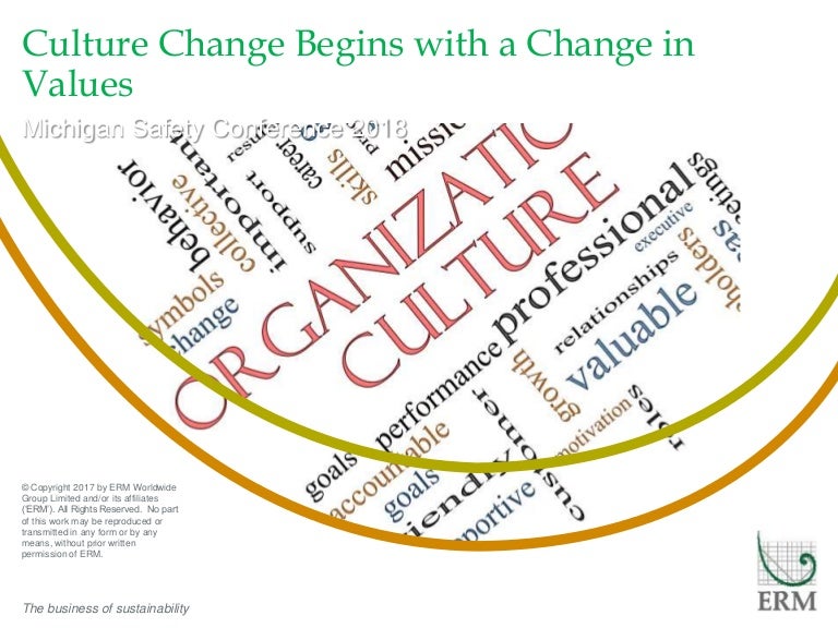 Changing culture means changing values