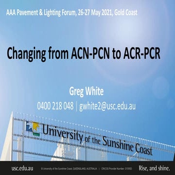 CALCULATION OF ACR-PCR OF RUNWAY PAVEMENT | PPTX