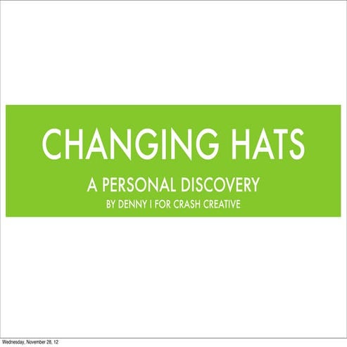 Changing Hats | PDF