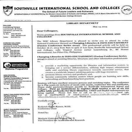 Changing libraries & invitation | PDF