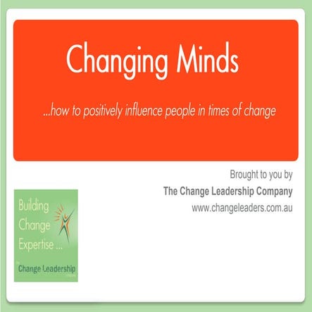 Changing minds | PPTX