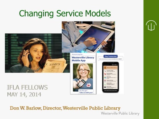 Changing service models | PPTX | Tablets and E-readers | Consumer ...