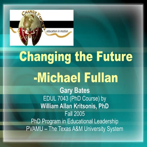 Fullan change model | PDF
