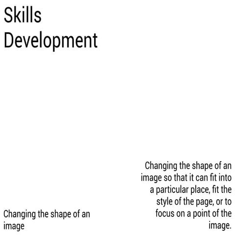 Changing the shape of an image | PDF