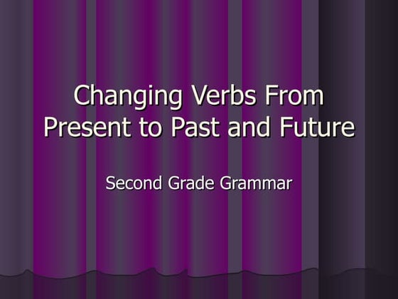 TENSES OF VERBS 6 | PPT