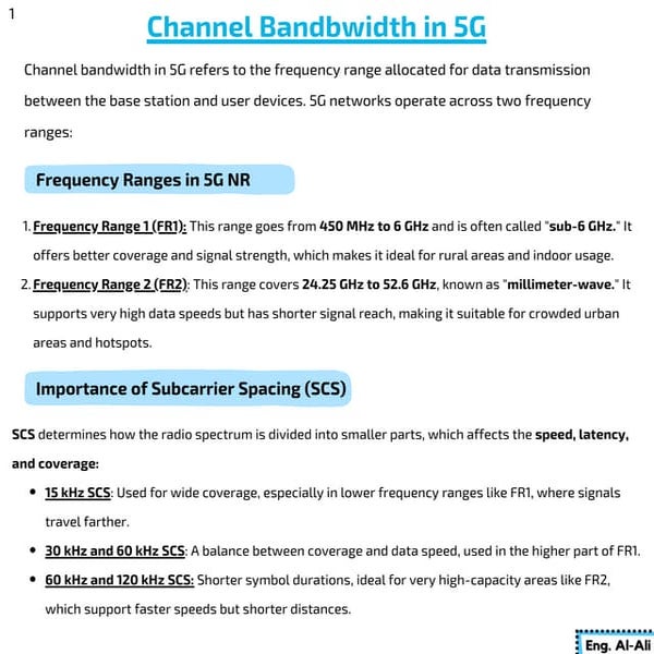 Channel Bandwidth in New Radio 5G in Era | PPT
