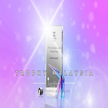 Channel Crystal Plaques at Trophy-World Malaysia | Custom Trophies ...