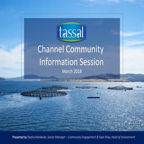 Channel March 2019: Community Information Session | PDF