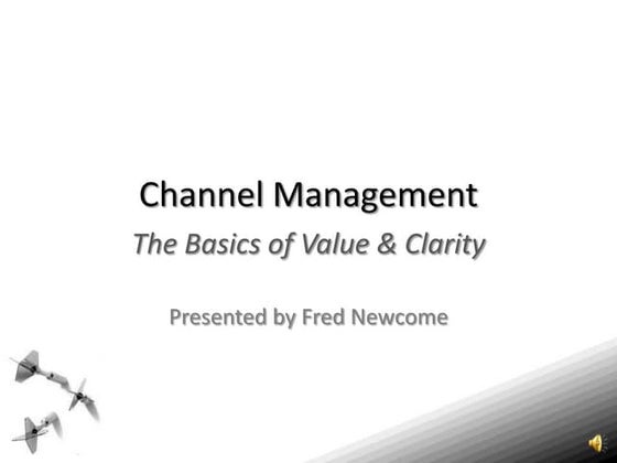 Retail & channel management | PPT