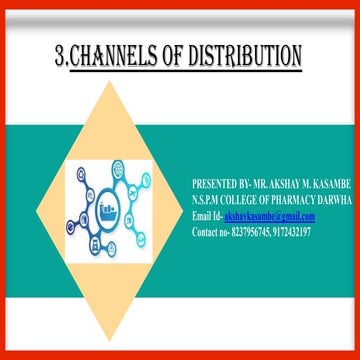 Channel of distribution | PPT