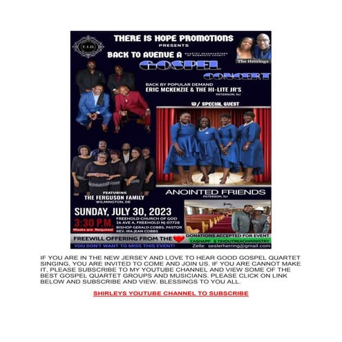 GOSPEL CONCERT INVITATION | DOCX