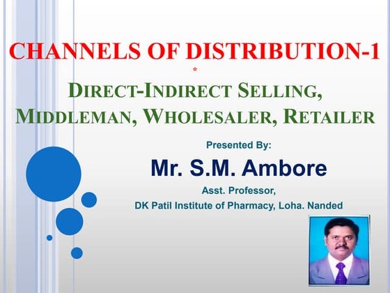 Distribution Channel In FMCG | PPT