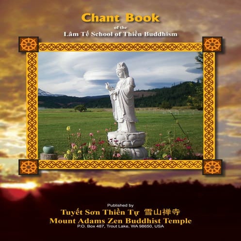 Chant Book of the Lâm Tế School of Thiền Buddhism | PDF
