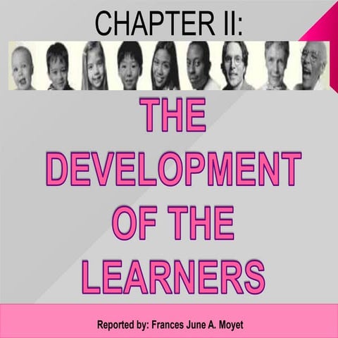 Chap. 2 The Development of the Learners | PPT