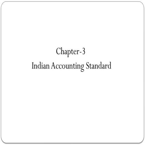 Indian Accounting standard_Basic Understanding | PPT