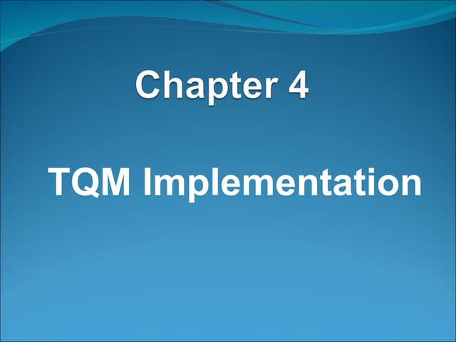 TQM Tutorials - Planning - Policy, Strategy and Goal Deployment | PDF